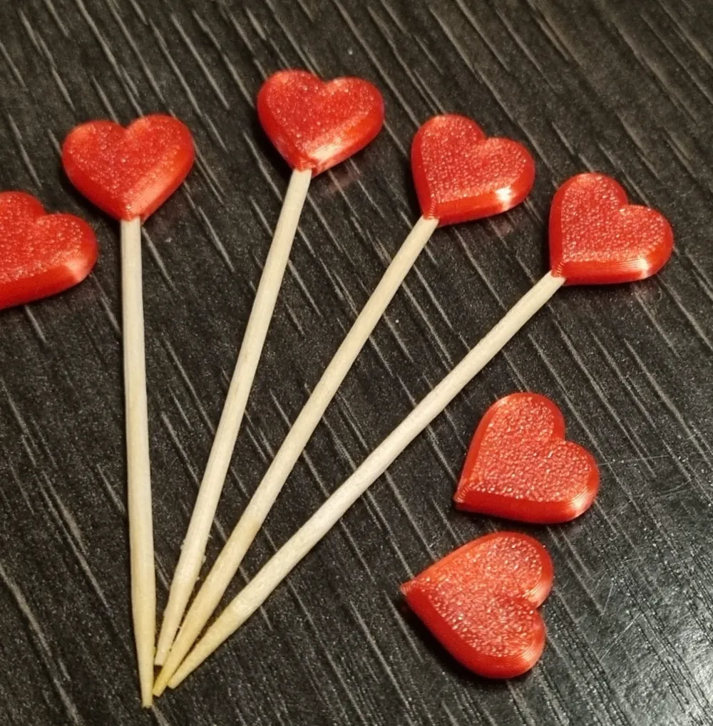 Heart toothpick ornament by gijsbert_peters - MakerWorld