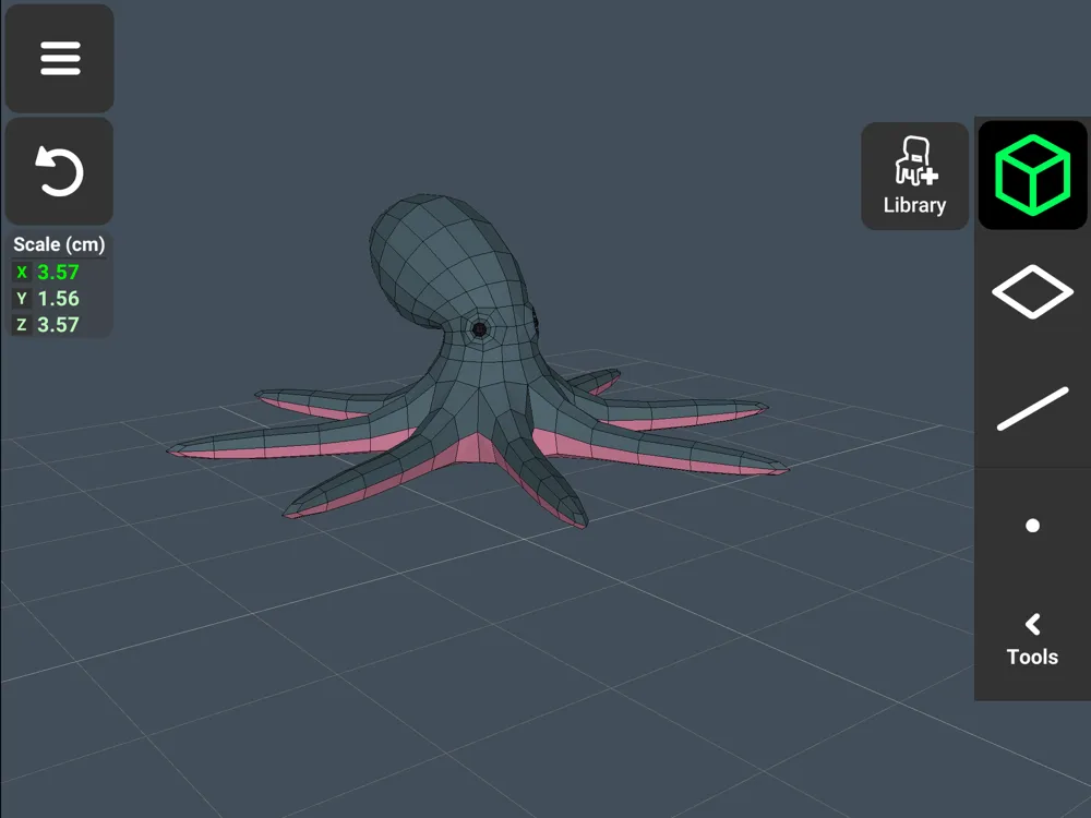 Low poly octopus by Kaleb08 - MakerWorld