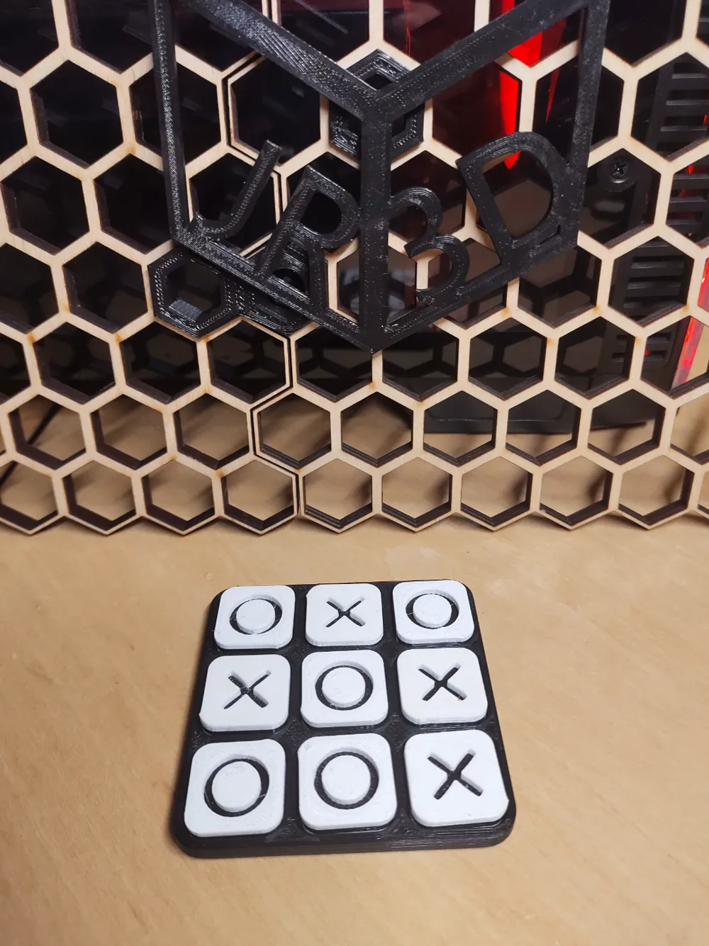 Tic-Tac-Toe Coaster by jordy.robignon - MakerWorld