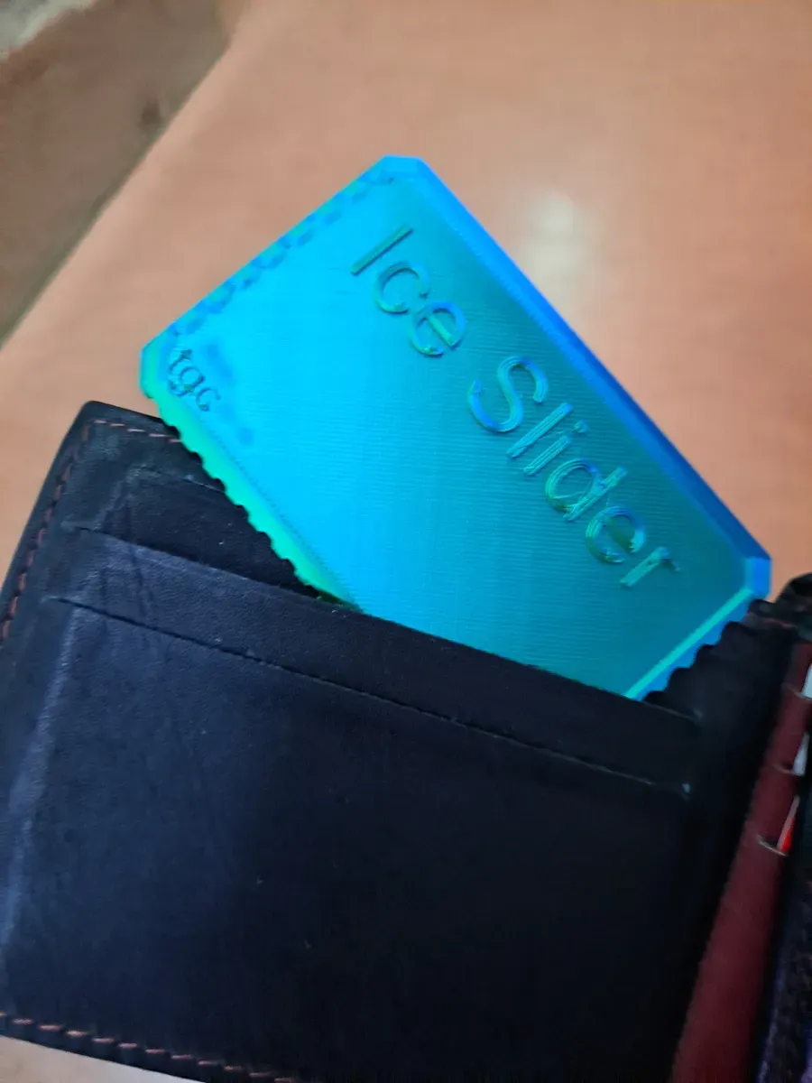 Credit Card Ice scraper by the grey cat - MakerWorld