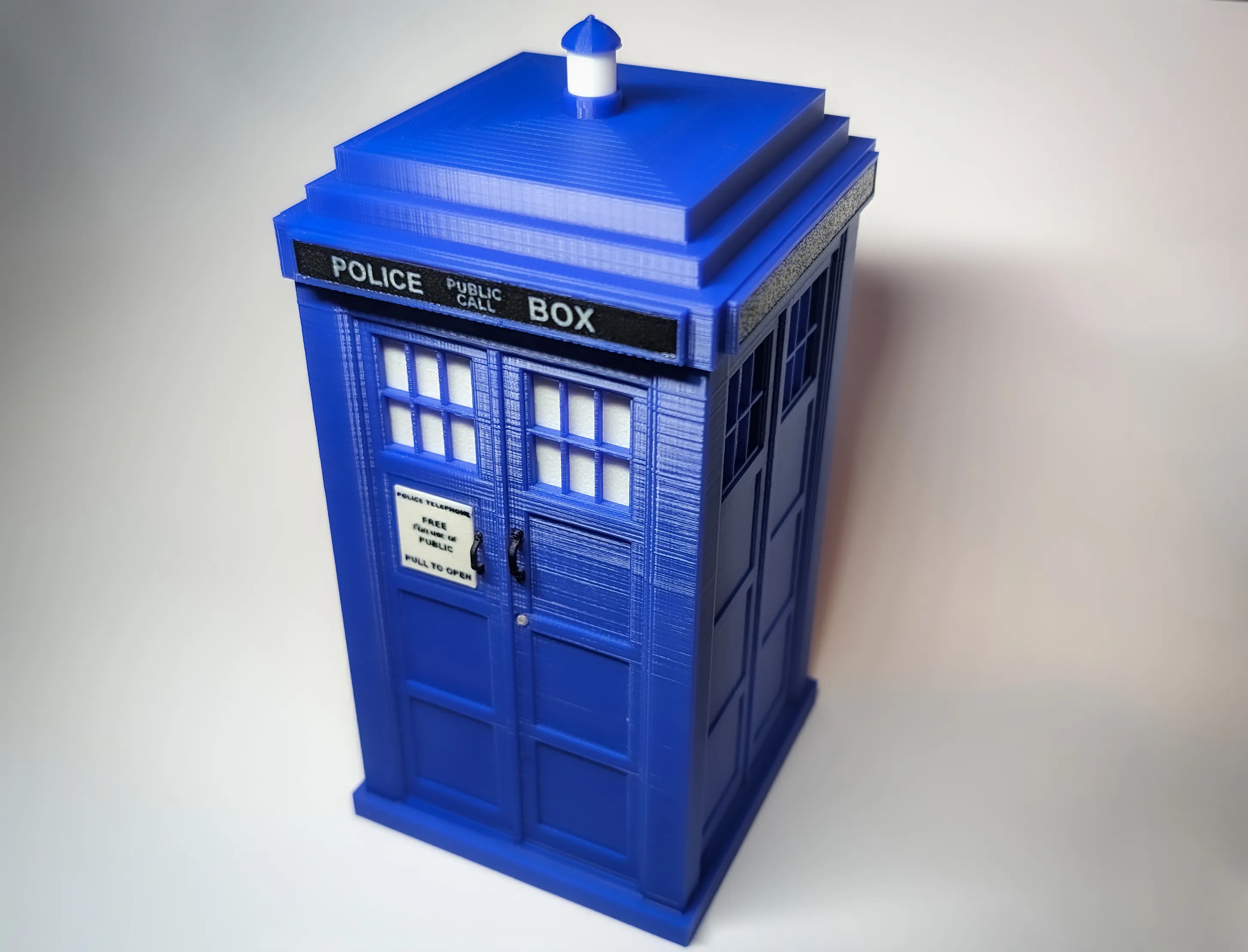 TARDIS LED Lamp - Free 3D Print Model - MakerWorld