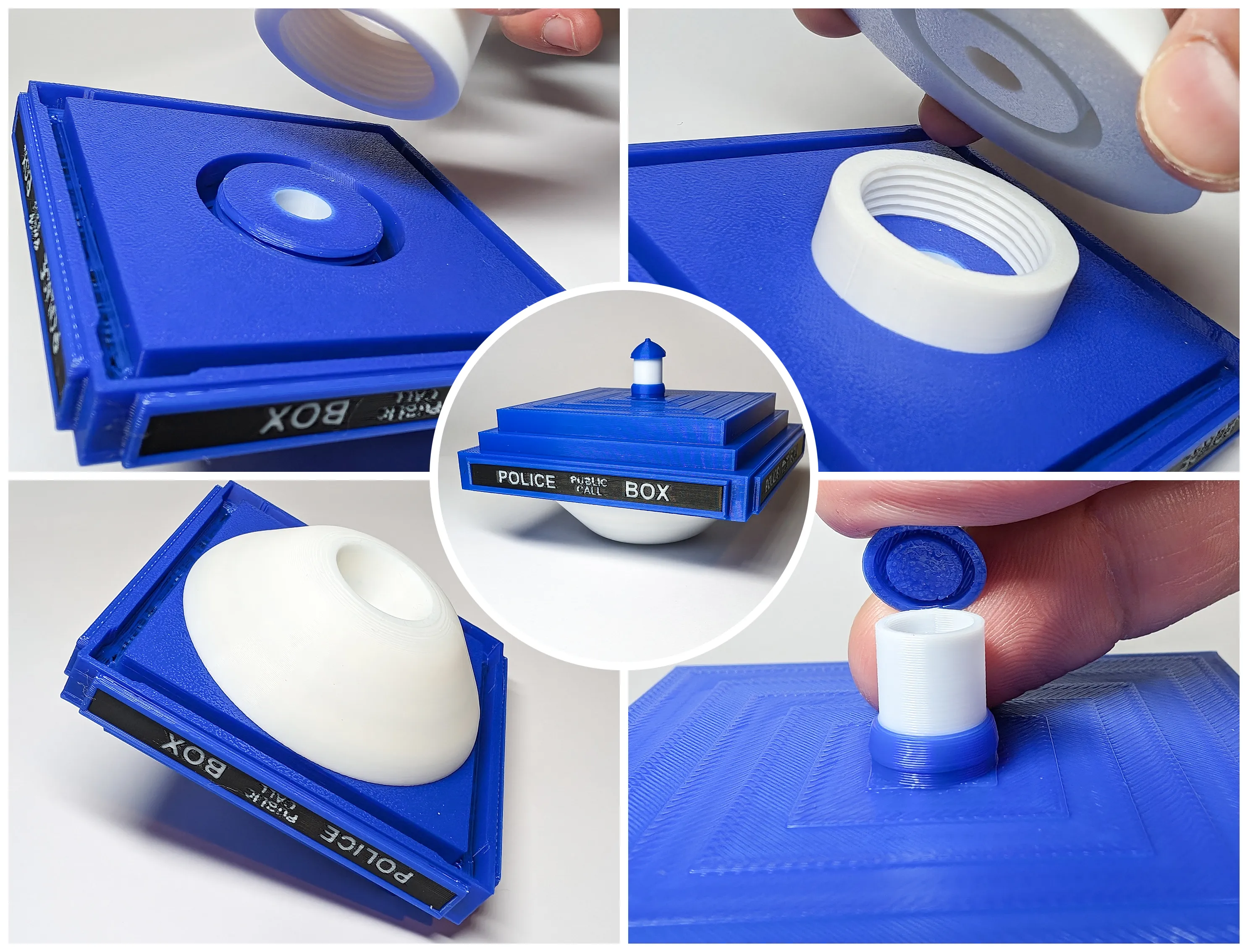 Tardis LED Lamp (Multi-Colour Print) - Free 3D Print Model - MakerWorld