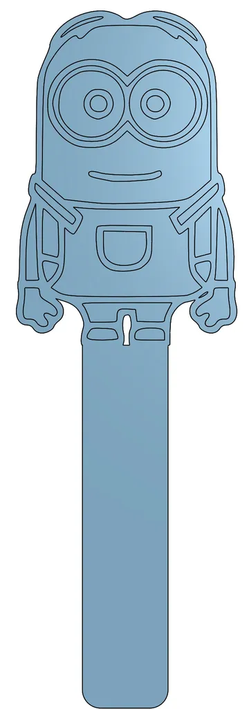 Minion bookmark by mrmila MakerWorld: Download Free 3D Models