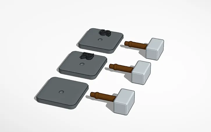 ROOT board game Item Hammer - Free 3D Print Model - MakerWorld