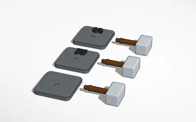 ROOT board game Item Hammer - Free 3D Print Model - MakerWorld