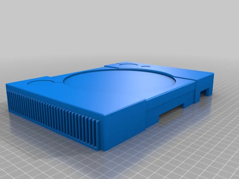 Playstation Pi Mega (Raspberry Pi 2 + 3 Case) - Free 3D Print Model ...