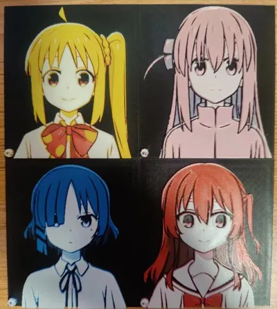 Bocchi the Rock! Full-Color Lithophane 孤独摇滚！全彩浮雕装饰画 by Prism_Sync ...