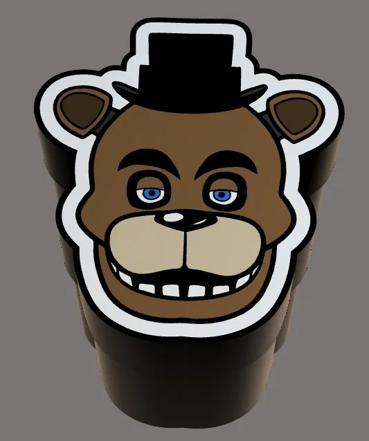 Freddy Fazbear Gift Box by Geek3Designs - MakerWorld