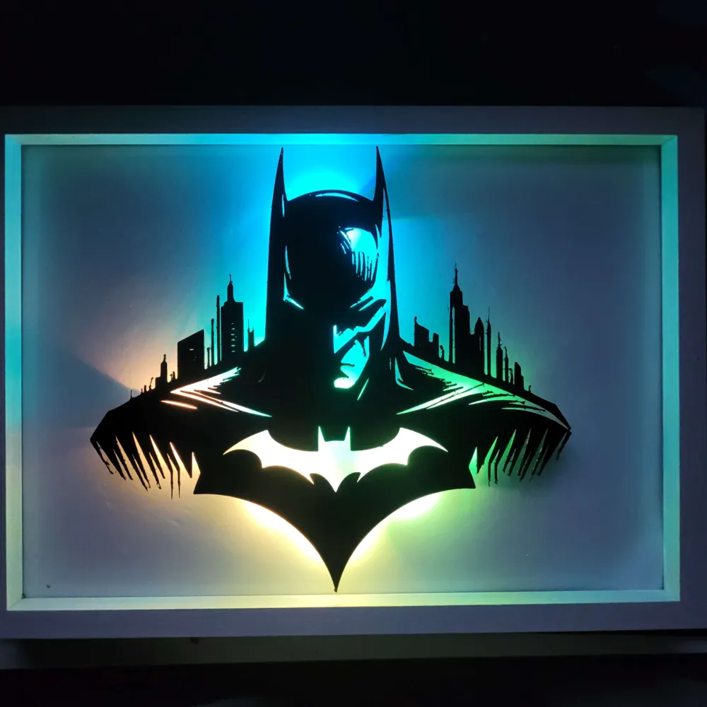 Batman light frame by Ecaze - MakerWorld