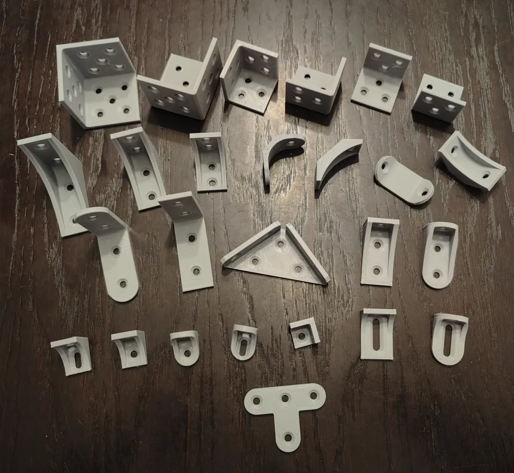 Ultimate brackets collection NON-COUNTERSUNK version by Reclip - MakerWorld