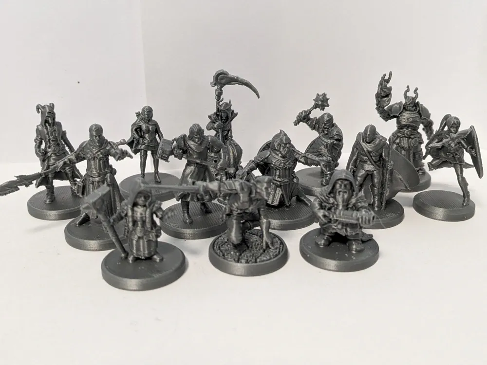 DnD Player Character pack2 miniatures Remixed by Darkwing MakerWorld ...