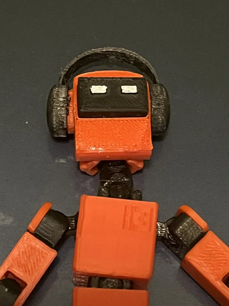 Fusion bot Head for Lucky 13 Remixed by Kaleb08 - MakerWorld