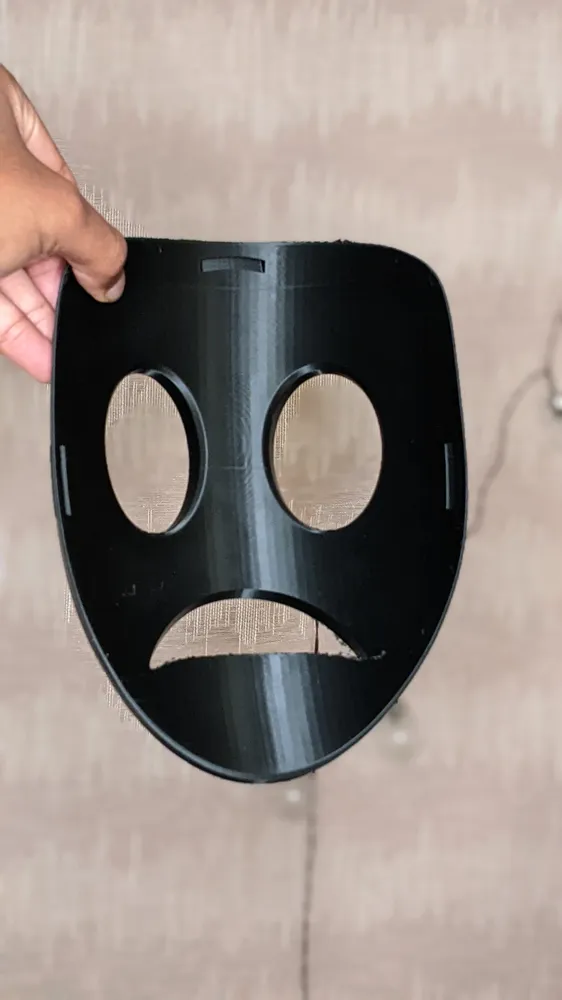 Frown Expression Mask by Demamba Prints - MakerWorld