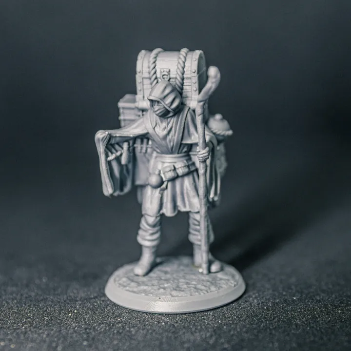 Dark Merchant human dnd miniature Remixed by Darkwing - MakerWorld