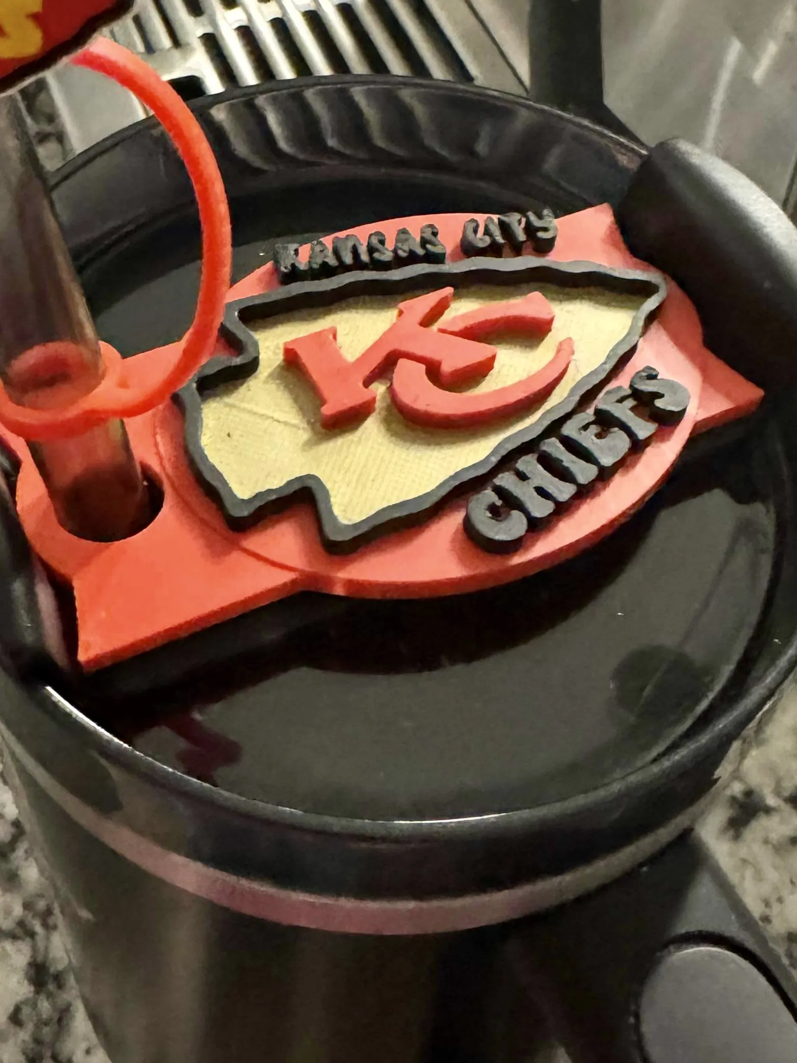 Kansas City Chiefs Straw Topper - Large - Stanley - Free 3D Print Model ...