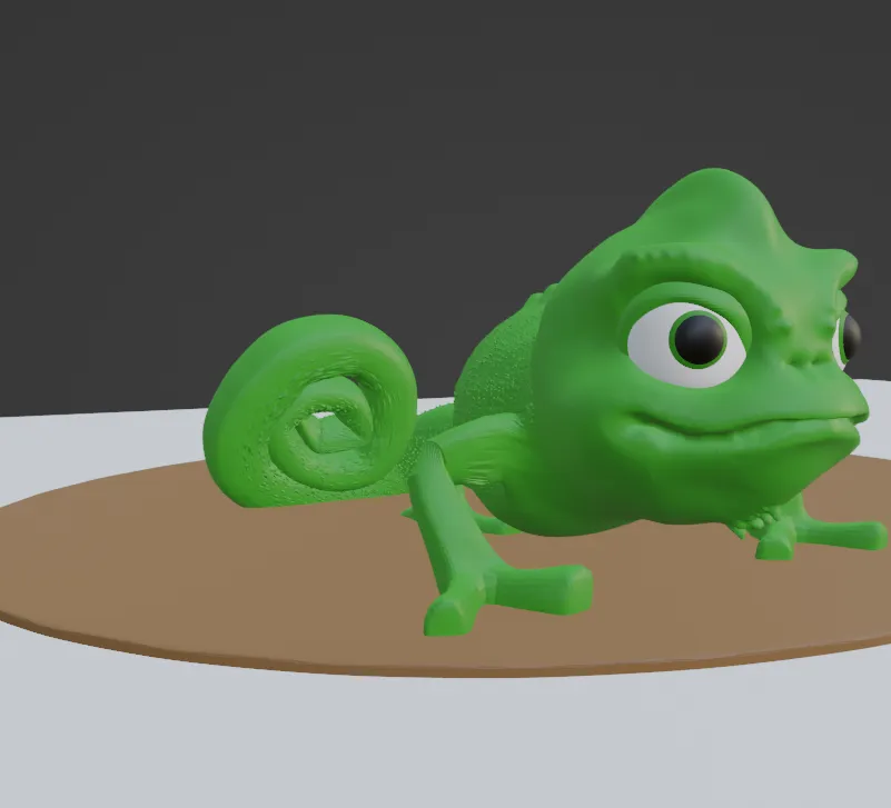 Chameleon inspired Tangled by 3D-wex - MakerWorld