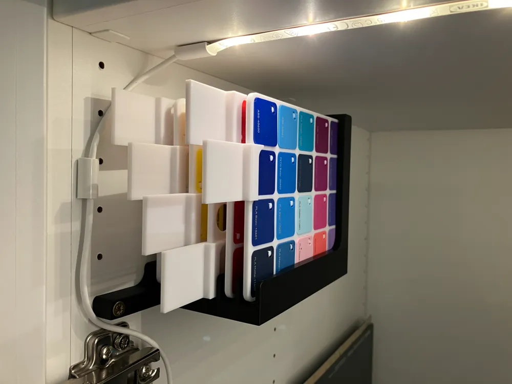 Bambu Swatch Display Board holder for IKEA plasta Remixed by szili83 ...