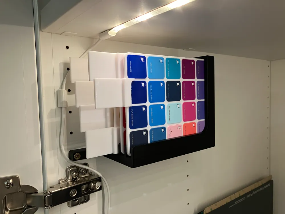 Bambu Swatch Display Board holder for IKEA plasta Remixed by szili83 ...