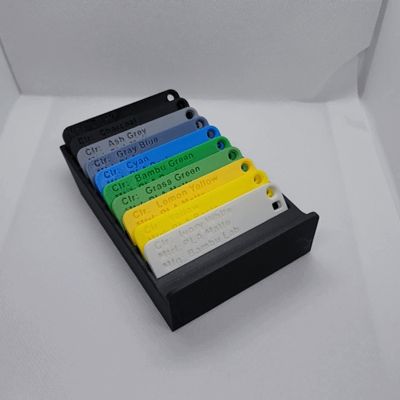 Filament Color and Transparency Swatch by Real3DPrints - MakerWorld