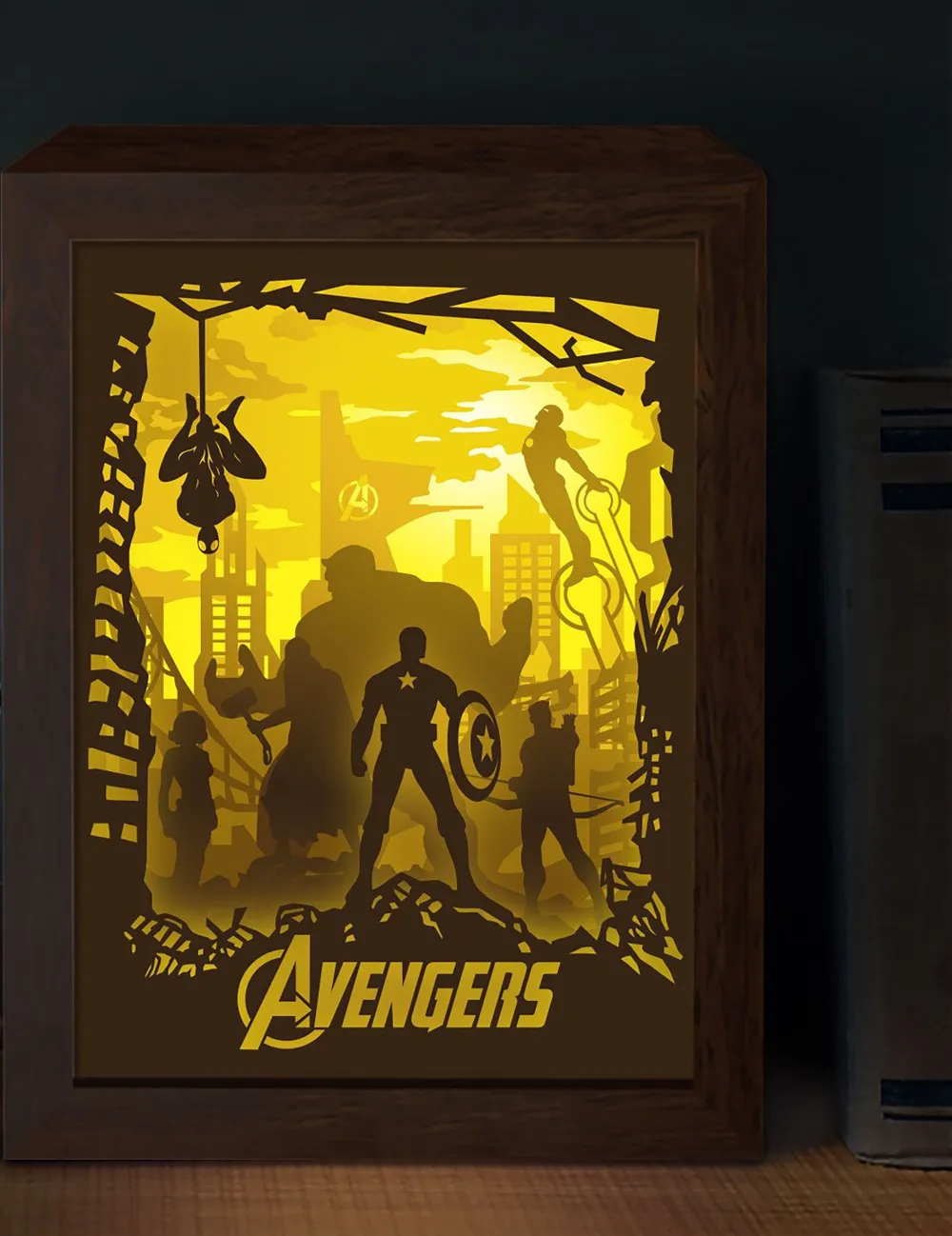 avengers lightbox by jesus lopez norte MakerWorld: Download Free 3D Models