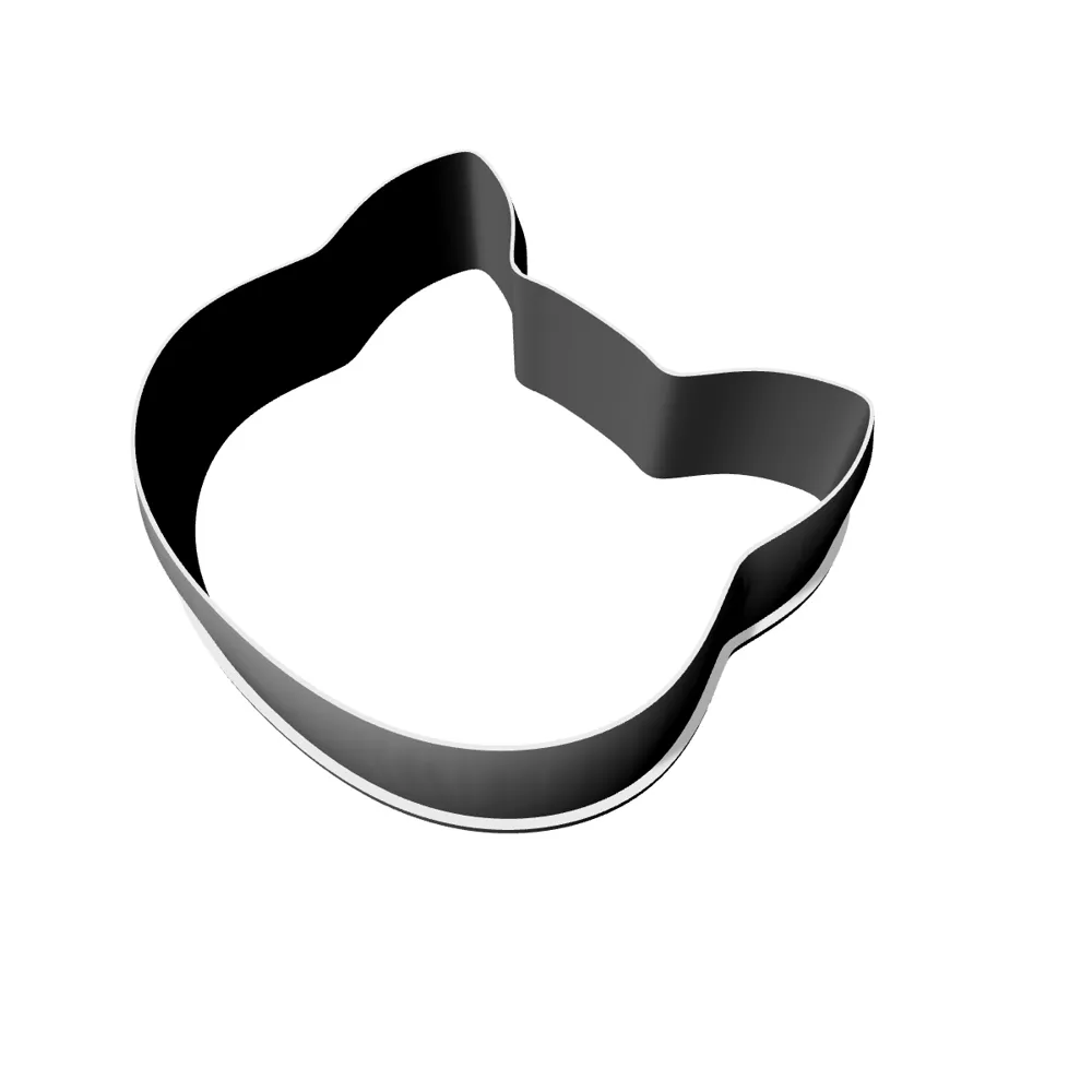 Cat head cookie cutter by user_2274484818 - MakerWorld