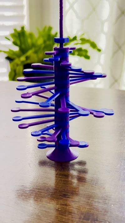 Spiral Physics Toy - Helicone Kinetic Sculpture - Satisfying Fidget by ...