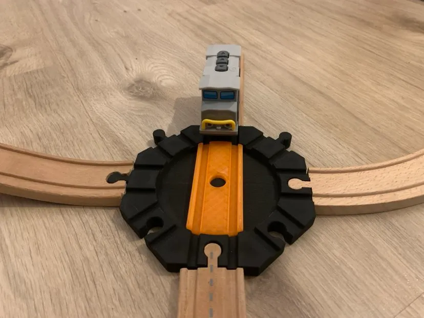 Train turnable for wooden trains and rails (variable) by cony40sw ...