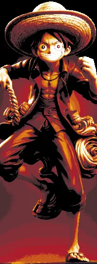 Set of 3 Fan Art Bookmarks - Monkey D. Luffy Portraits from The Manga ...