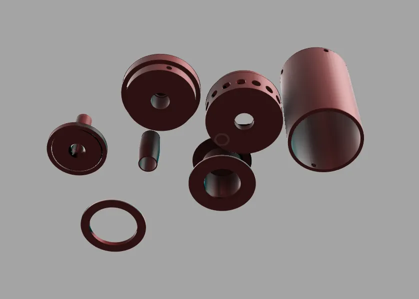 PUTNIK functional silencer. by Akhto Designs - MakerWorld