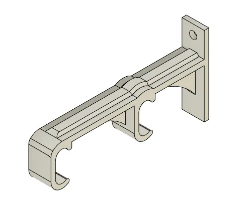 Curtain Track Rail Brackets by CDP CREATIVE DESIGN PROJECTS - MakerWorld