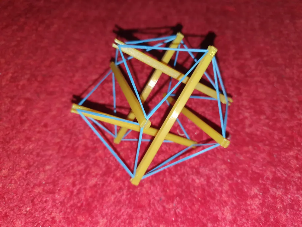 Tensegrity sphere by Merry_Husek - MakerWorld Tensegrity sphere by Merry_Husek - MakerWorld