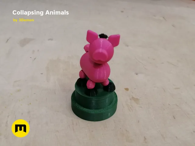 Collapsing Animal Toys Remixed by lancelotcv - MakerWorld