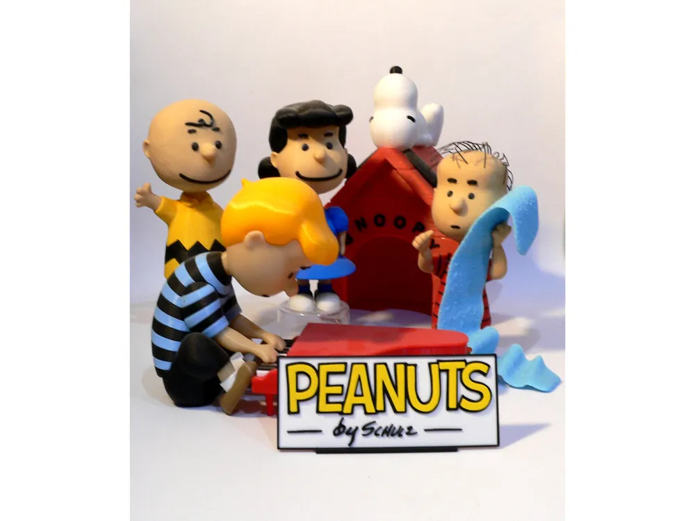 Peanuts Logo by reddadsteve - MakerWorld