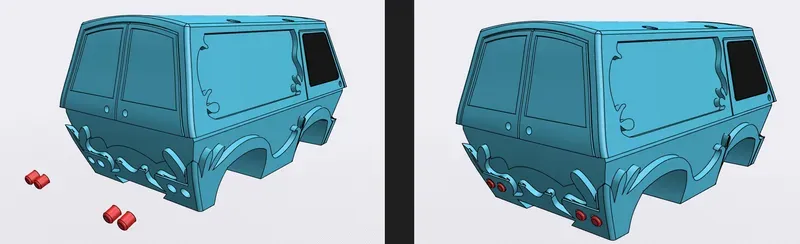Mystery Machine - Free 3D Print Model - MakerWorld