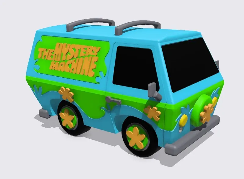 Mystery Machine - Free 3D Print Model - MakerWorld