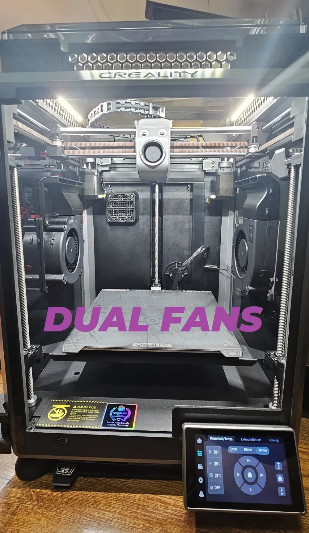 Creality K1 Dual Fan Duct by Derrick Darrell - MakerWorld