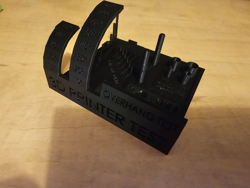 All-In-One 3D Printer test - stress test, bed level, retraction ...