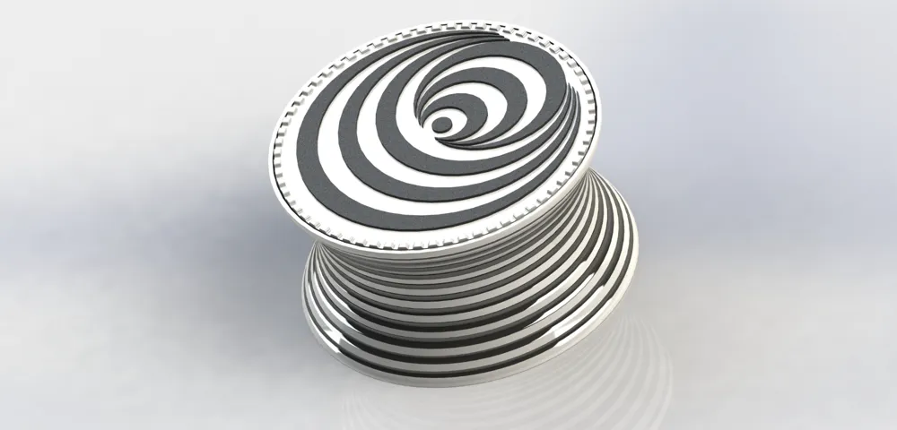 Rotating funnel opticlal illusion lamp by Merry_Husek - MakerWorld