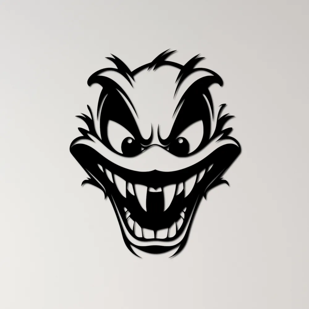 Creepy Donald Duck Wall Art by Ri0m0. - MakerWorld