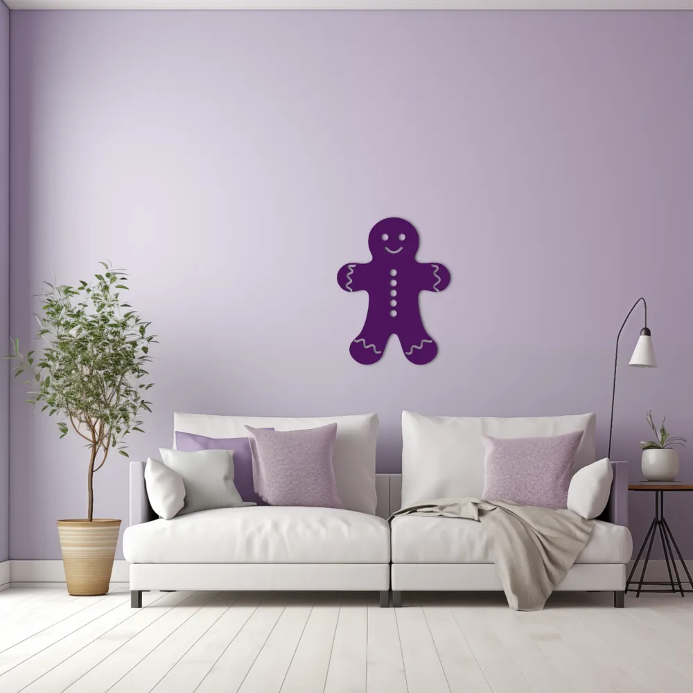 Gingerbread Man Wall Art by Ri0m0. - MakerWorld