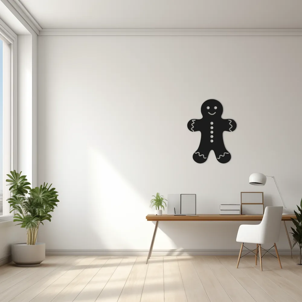 Gingerbread Man Wall Art by Ri0m0. - MakerWorld
