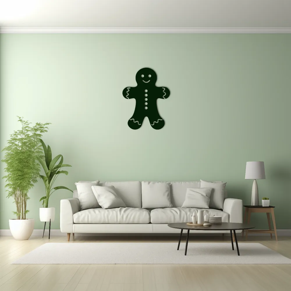 Gingerbread Man Wall Art by Ri0m0. - MakerWorld