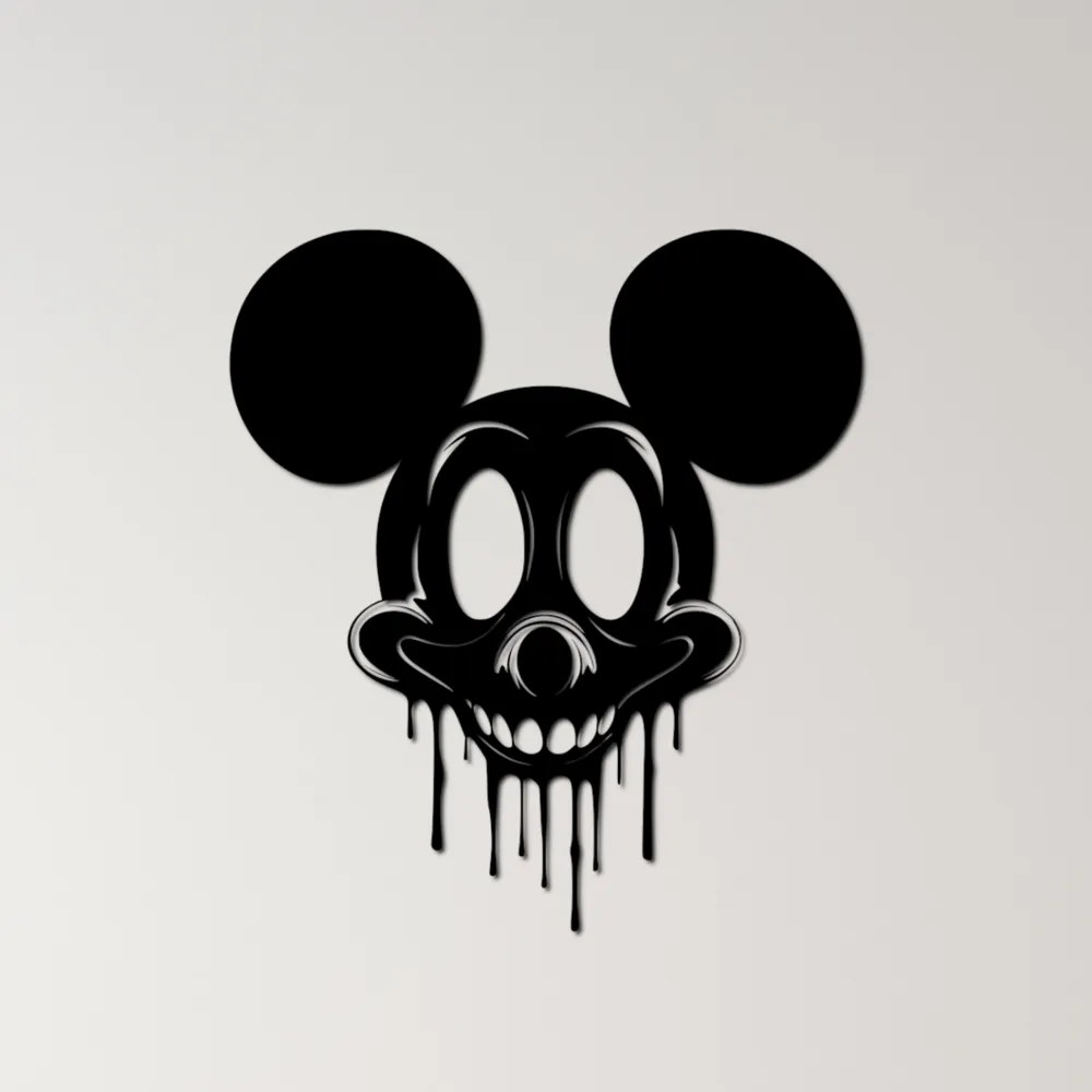 Horror Mickey Mouse Wall Art by Ri0m0. - MakerWorld