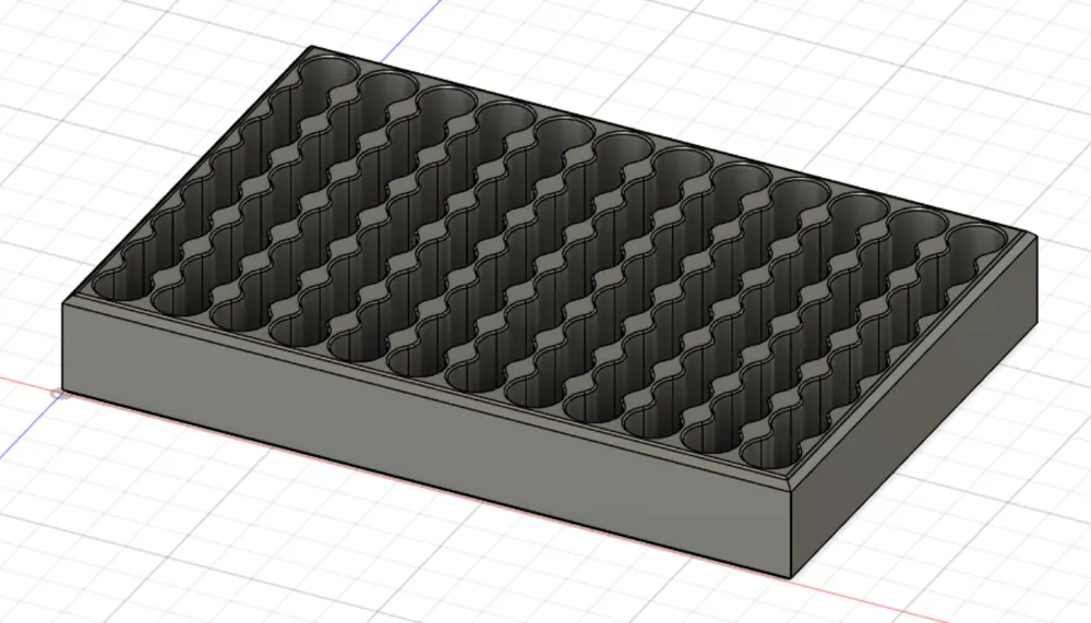 12 x 8 LC MS autosampler vial organizer for transferring from 96-well ...