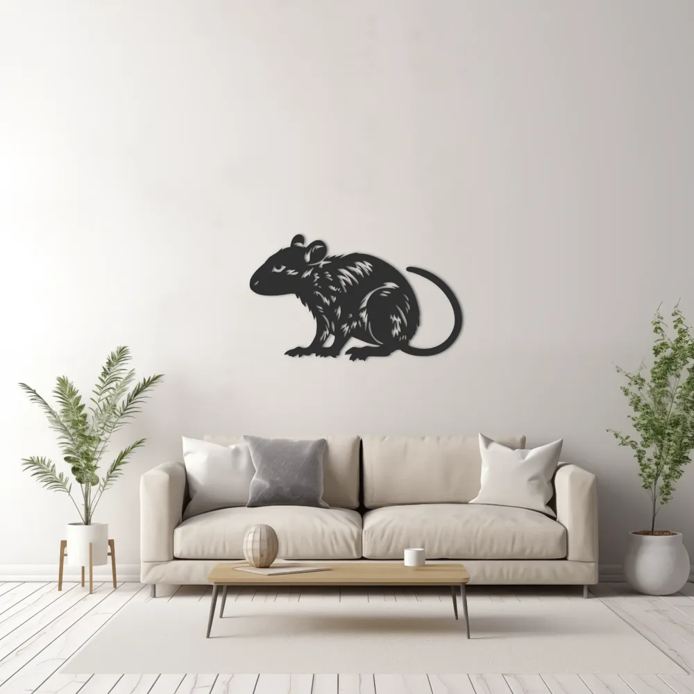 Rat Wall Art by Ri0m0. - MakerWorld