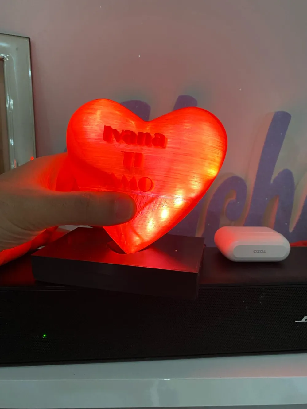 HEART LED LAMP SAINT VALENTINE'S DAY by aldo.panetta - MakerWorld