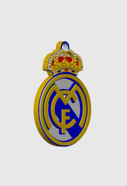 Real Madrid FC Keyring by Mcolasuonno - MakerWorld