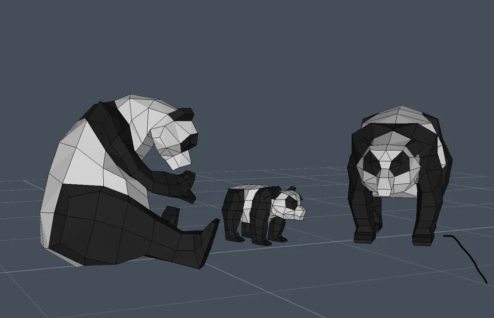 Bamboo lab exclusive, pandas by Kaleb08 - MakerWorld