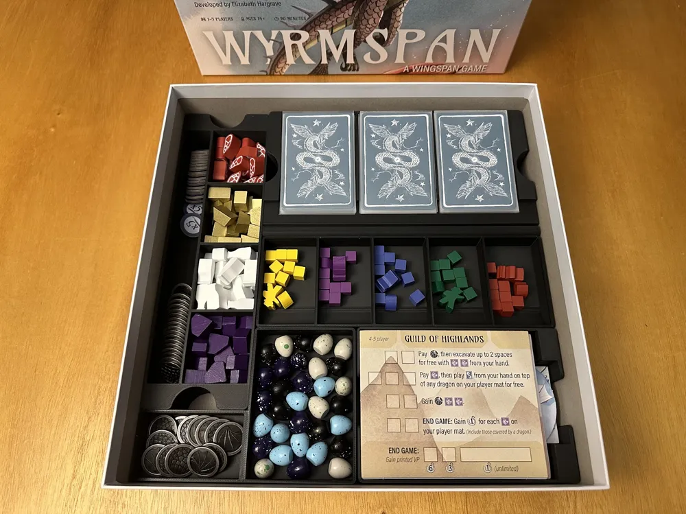 Wyrmspan Insert - Free 3D Print Model - MakerWorld