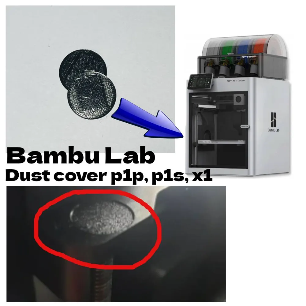 Bambu Lab Dust Cover X1C, P1P, P1S by tadeas.povr - MakerWorld